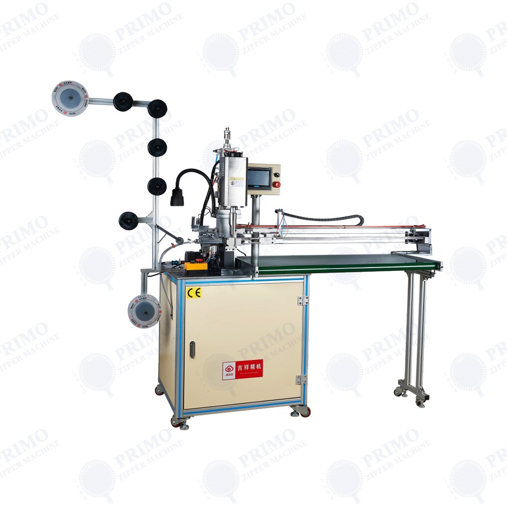 Ultrasonic nylon zipper close end cutting machine with robot arm OEM ...